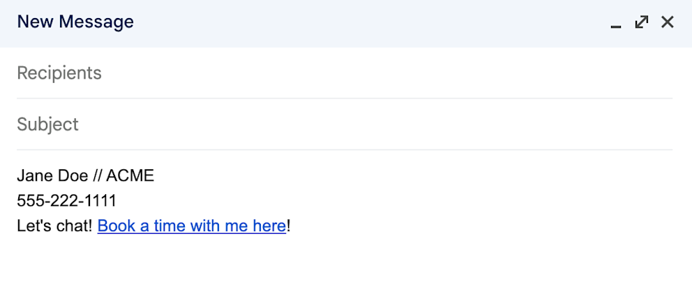 How to share your Calendly scheduling link | Calendly