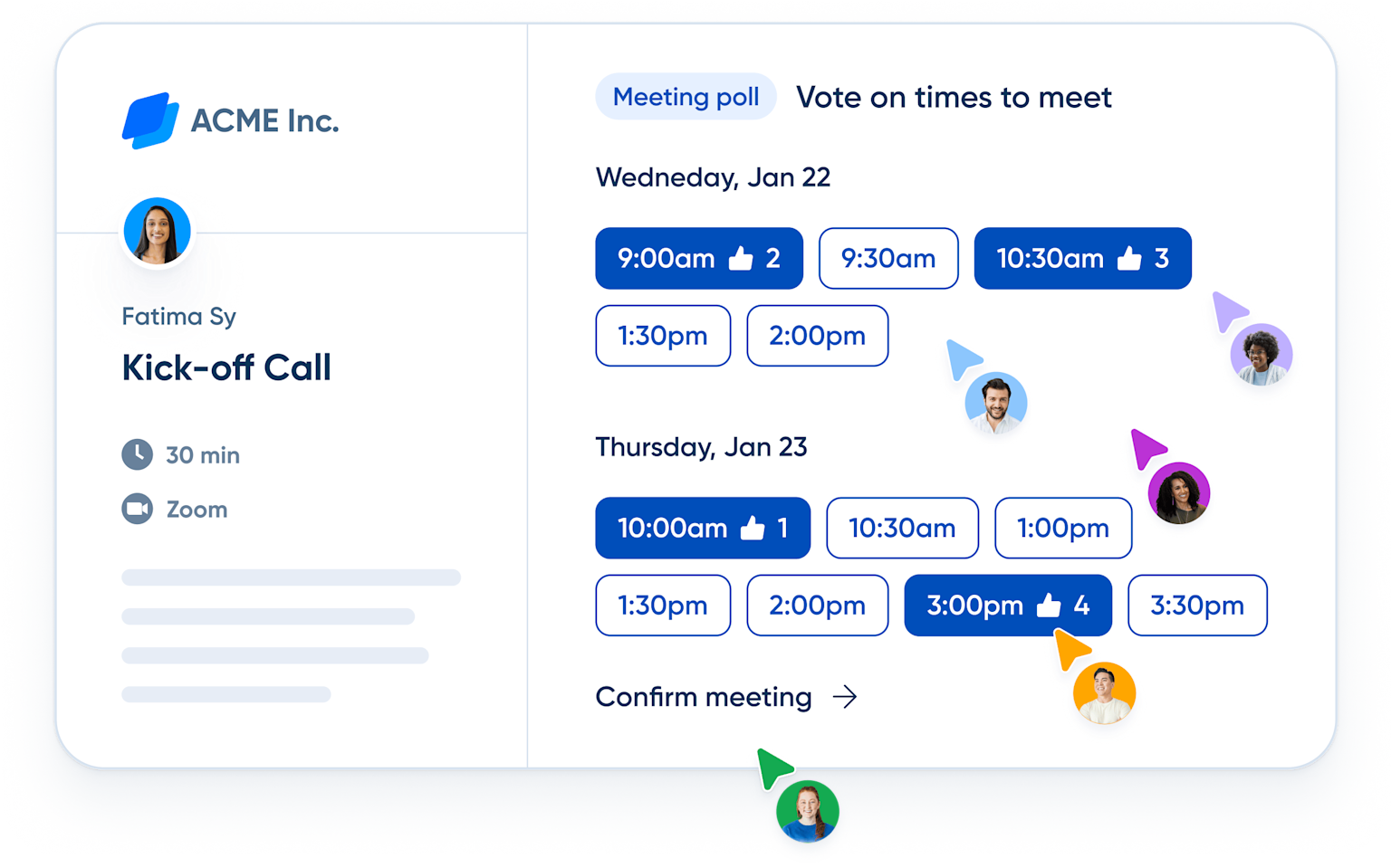 Meeting Polls | Calendly