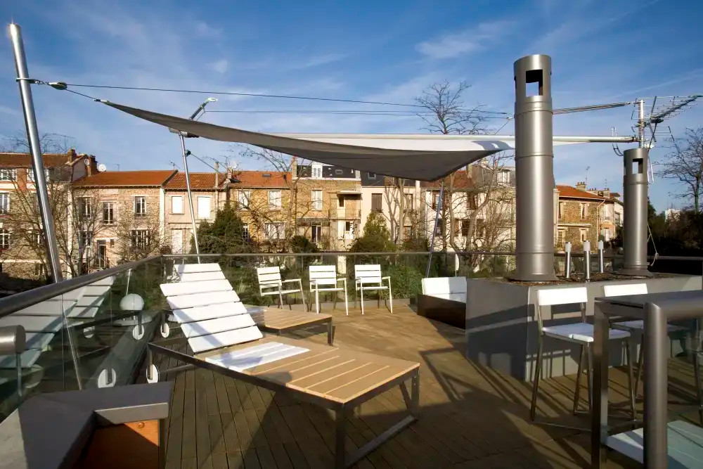 Roof terrace ideas: discover an architect's house in the heart of Paris