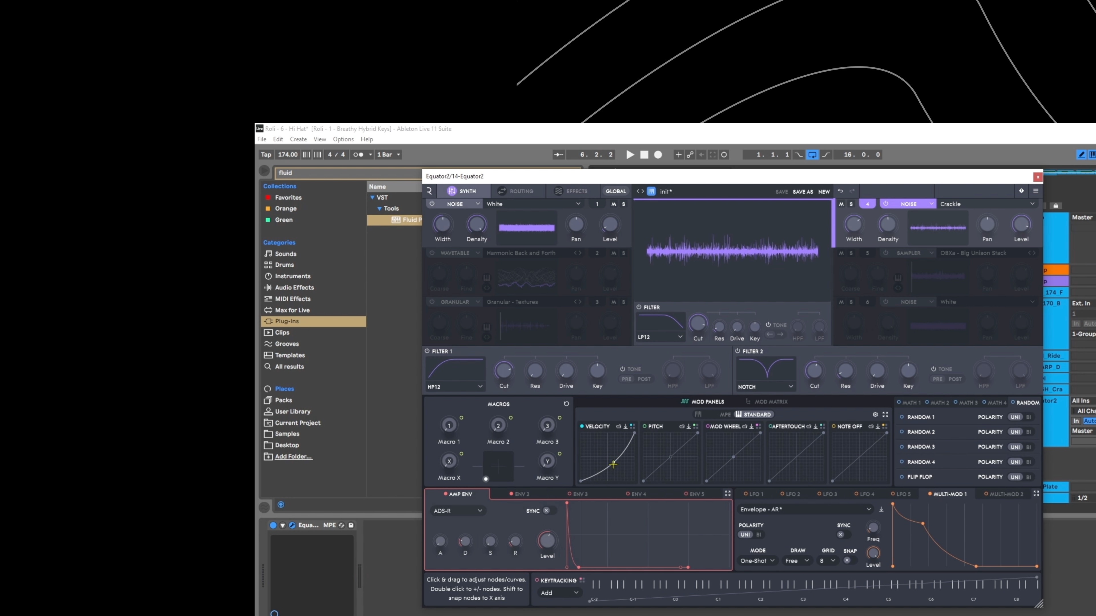 Create dynamic hi-hats in Equator2 | ROLI
