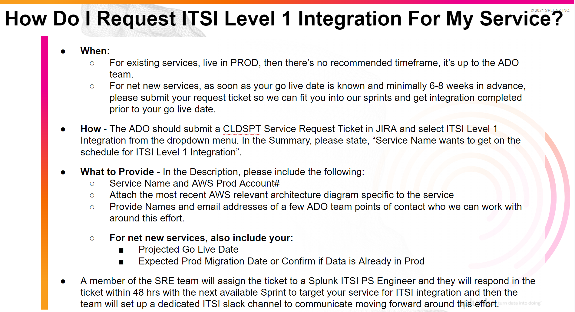 Splunk ITSI Service/System/Application/Tool Targeting | CMS Hybrid Cloud