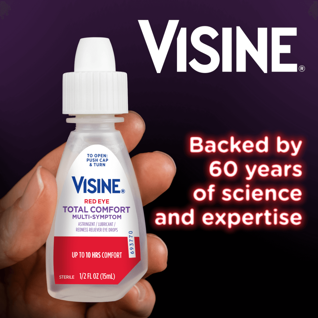 VISINE® Red Eye Total Comfort Multi-Symptom Eye Drops | VISINE®
