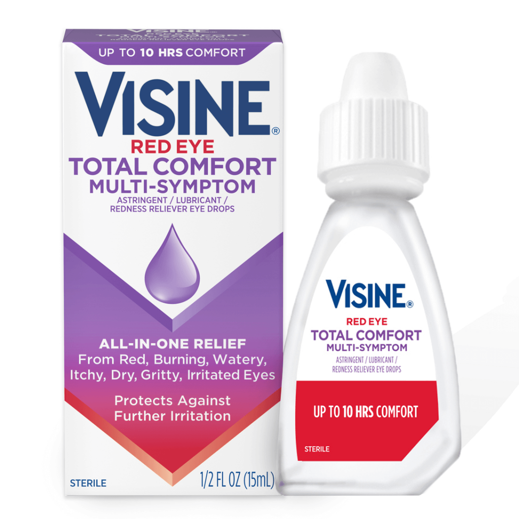 VISINE® Red Eye Total Comfort Multi-Symptom Eye Drops | VISINE®
