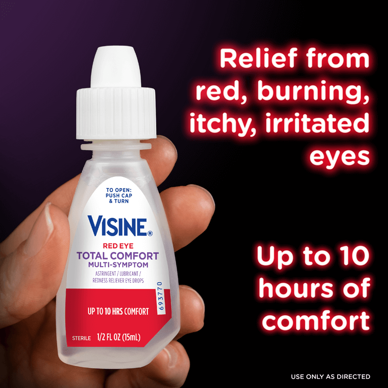 VISINE® Total Comfort Multi-Symptom and Dry Eye Relief Eye Drops | VISINE®
