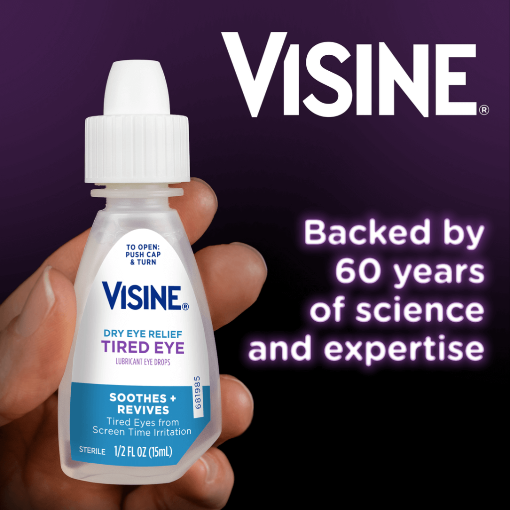 VISINE® Dry Eye Relief Tired Eye Lubricant Eye Drops | VISINE®