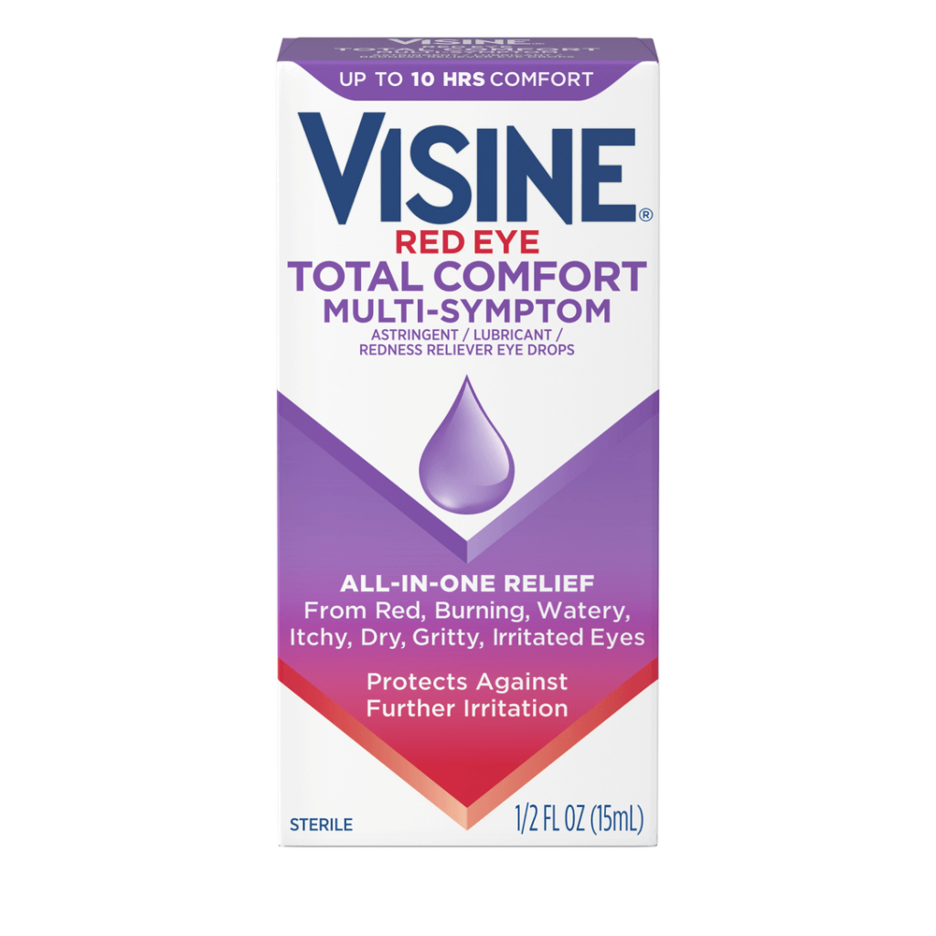 VISINE® Red Eye Total Comfort Multi-Symptom Eye Drops | VISINE®