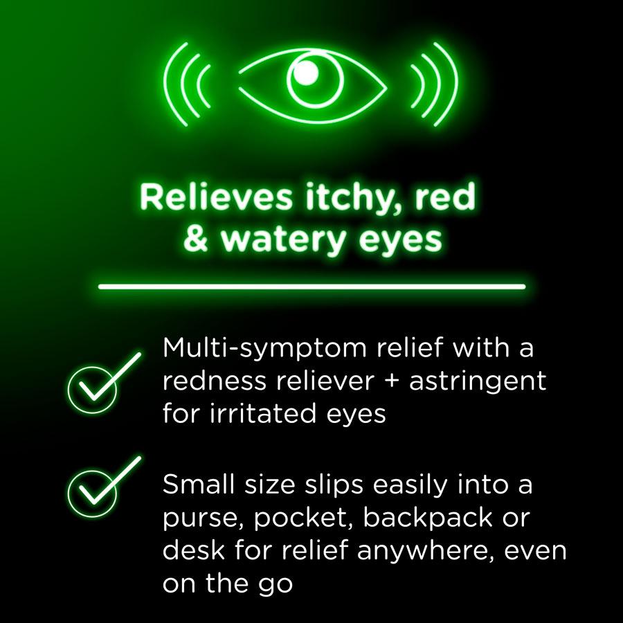 A.C.® Itchy Eye Relief Astringent/Redness Reliever Eye Drops | VISINE®