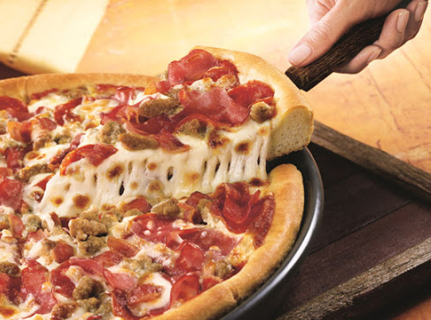 Hand tossed pizza hut store