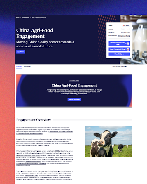 China Agri-Food Engagement | FAIRR