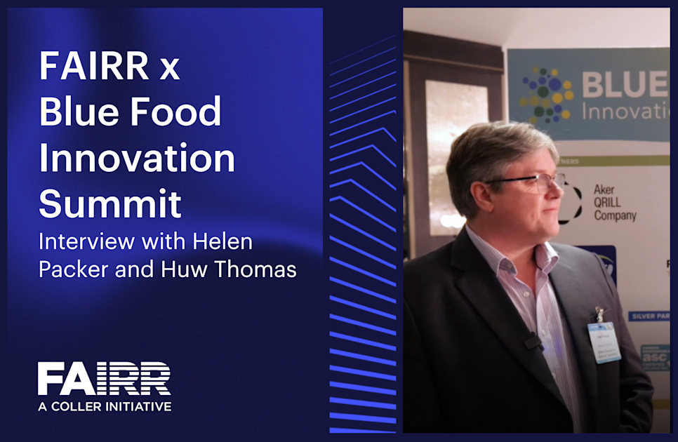 FAIRR x Blue Food Innovations Summit - Interview with Helen Packer and ...