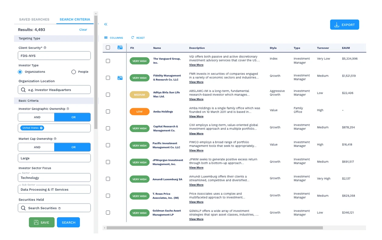 Investor Relations Solutions | Powerful IR platform | FactSet