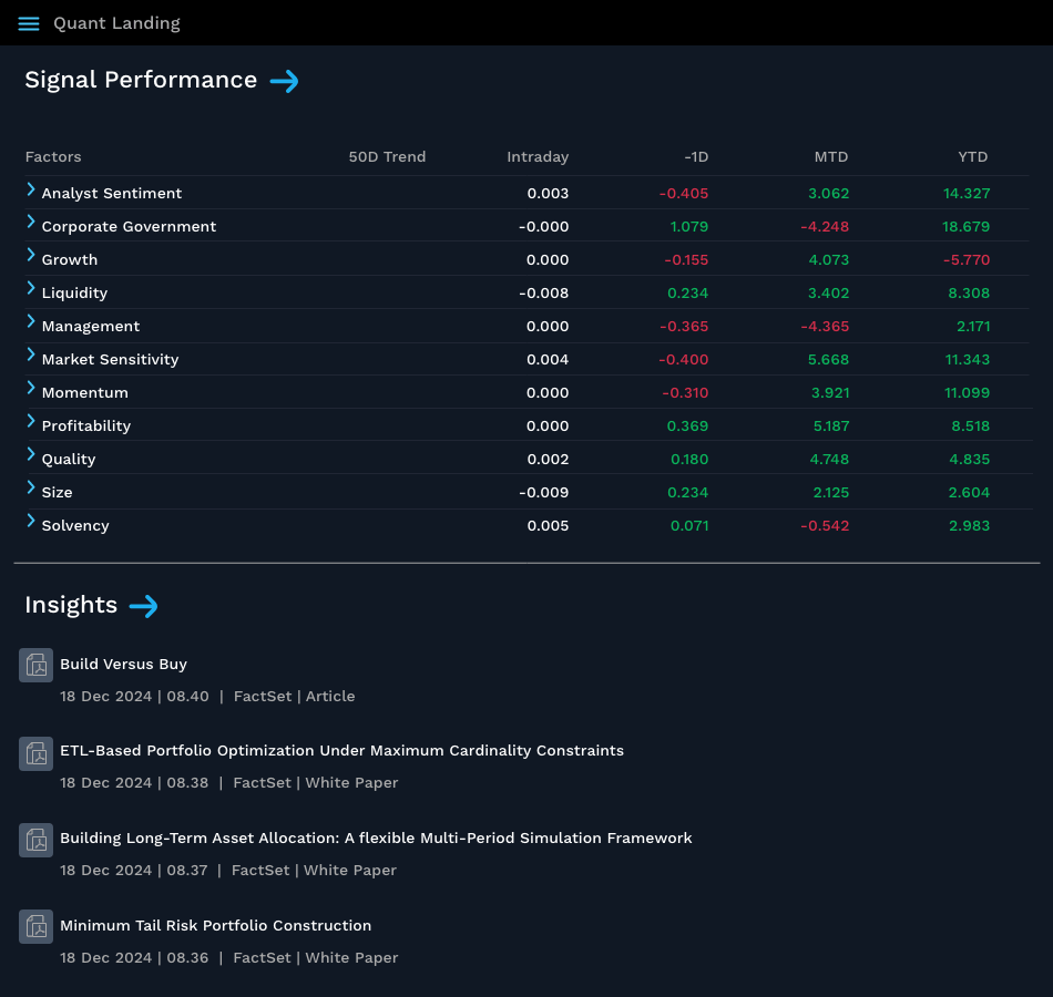 ワークステーション | FactSet