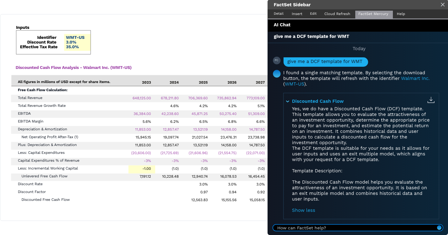 FactSet Pitch Creator | AI-powered Pitchbook Creation
