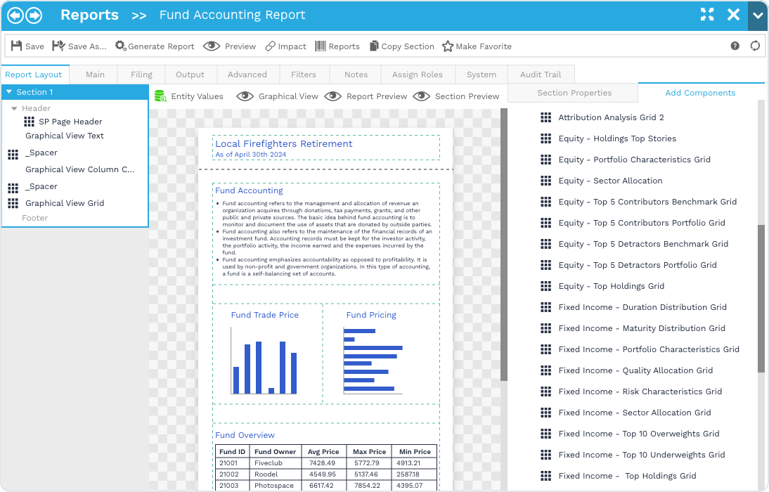 Vermilion Reporting Suite | FactSet
