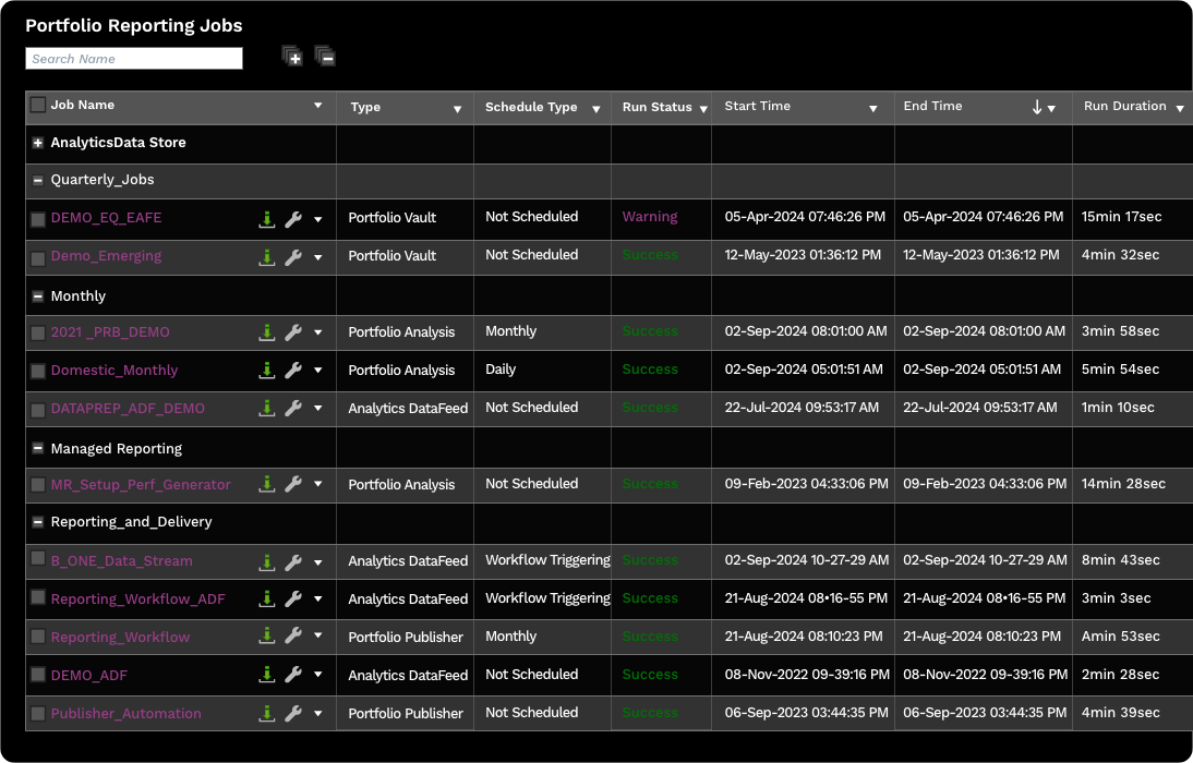 Portfolio Reporting Batcher | FactSet
