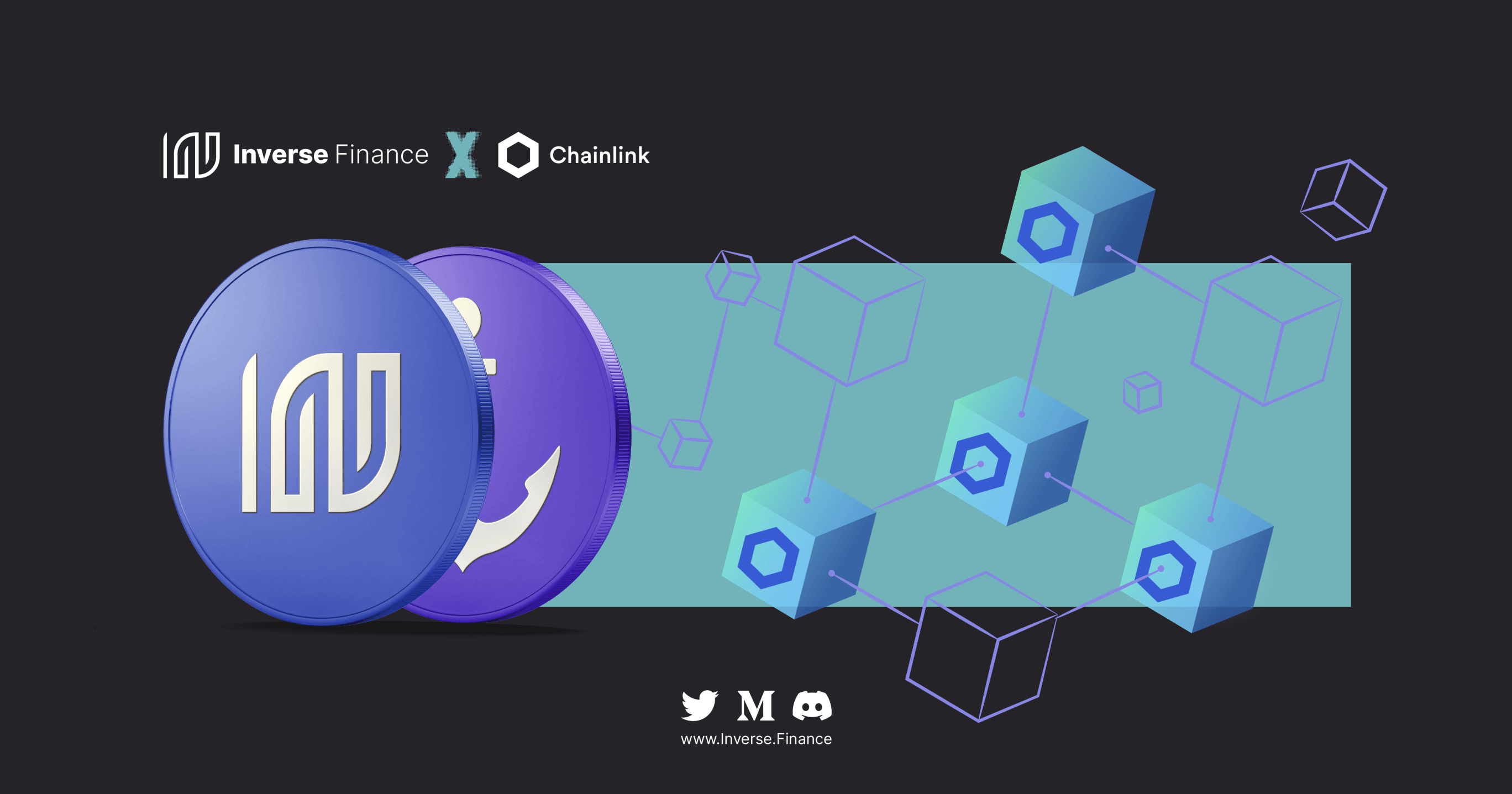 Inverse Finance Dao Inverse Integrates Chainlink Price Feeds To Enhance Anchor Price Data Security