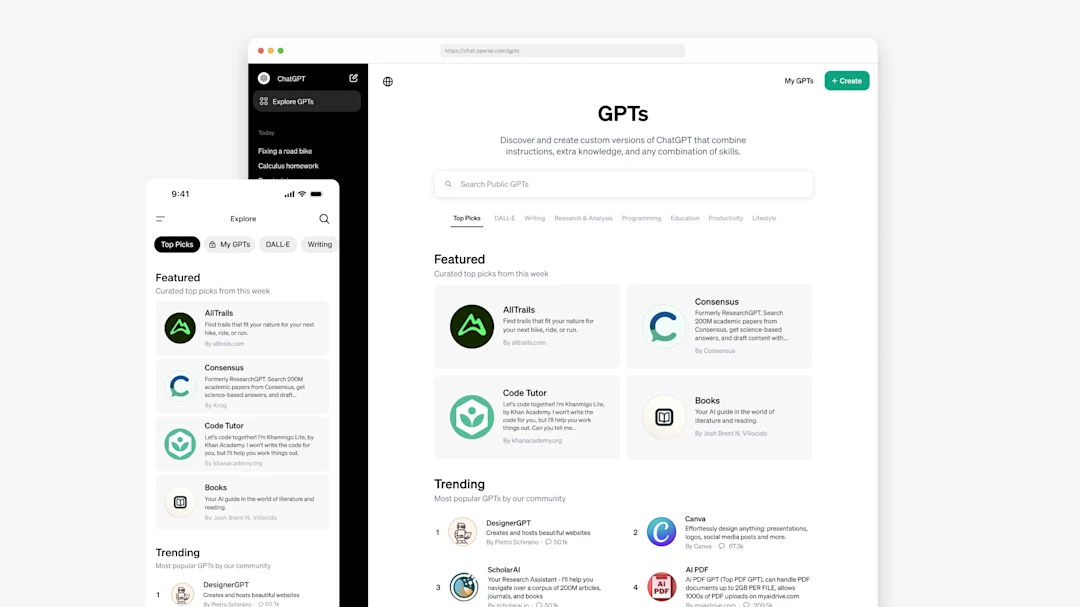 Introducing the GPT Store | OpenAI