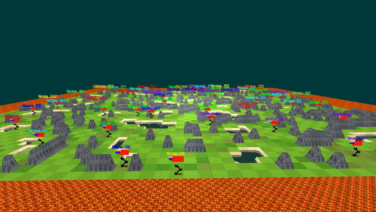 Neural MMO: A massively multiagent game environment | OpenAI