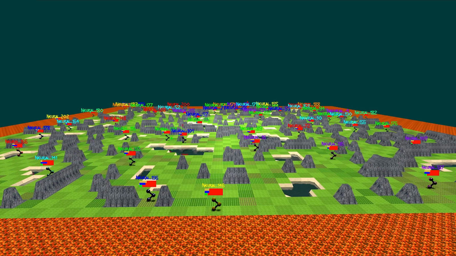 Neural MMO: A massively multiagent game environment | OpenAI