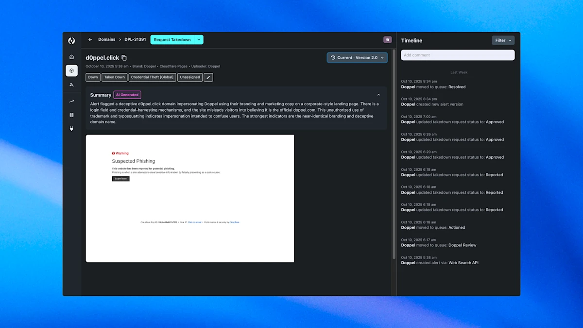 Doppel’s AI defense system stops attacks before they spread | OpenAI