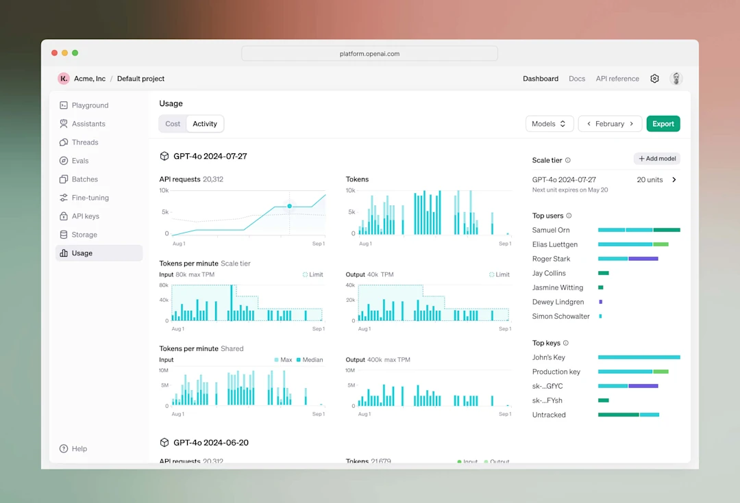 Scale Tier for API Customers | OpenAI