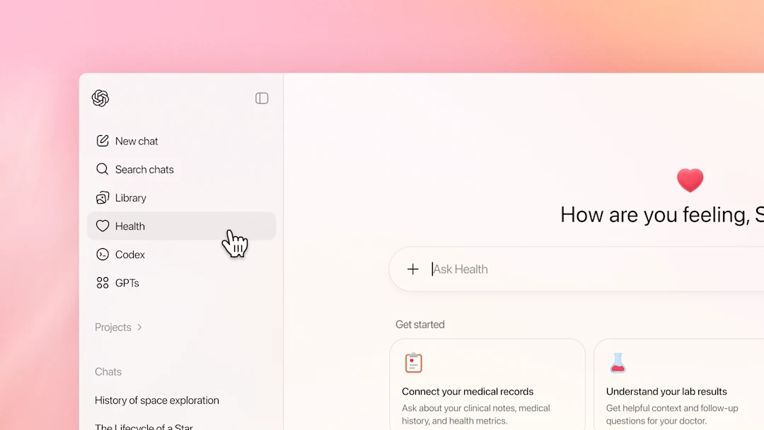 Introducing ChatGPT Health | OpenAI