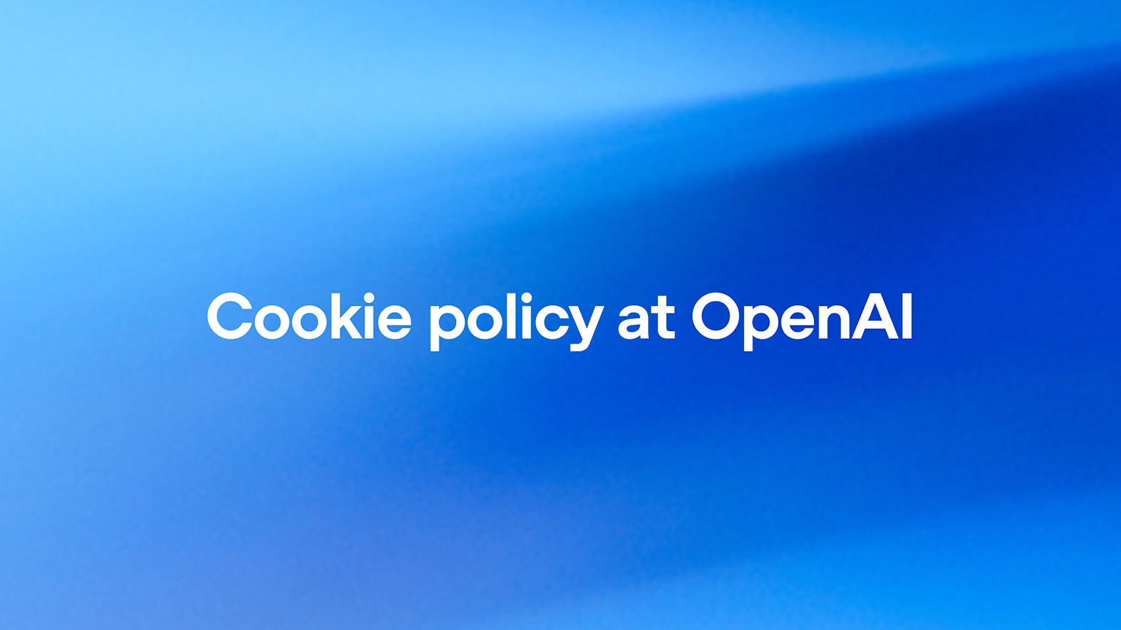 Cookie policy | OpenAI