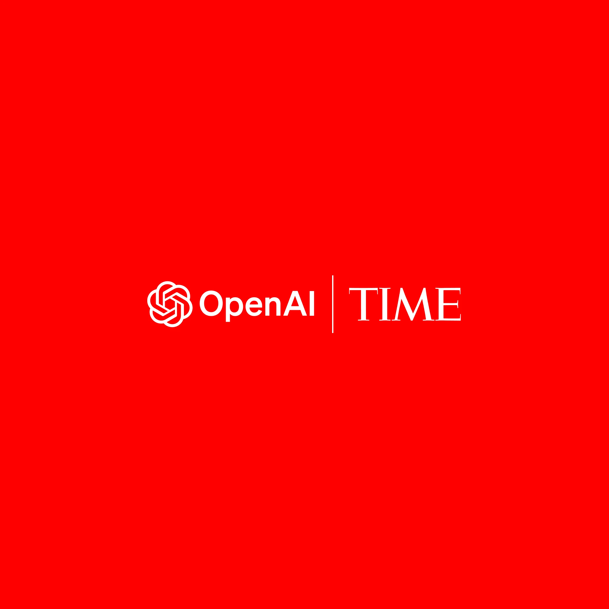 Strategic Content Partnership with TIME | OpenAI