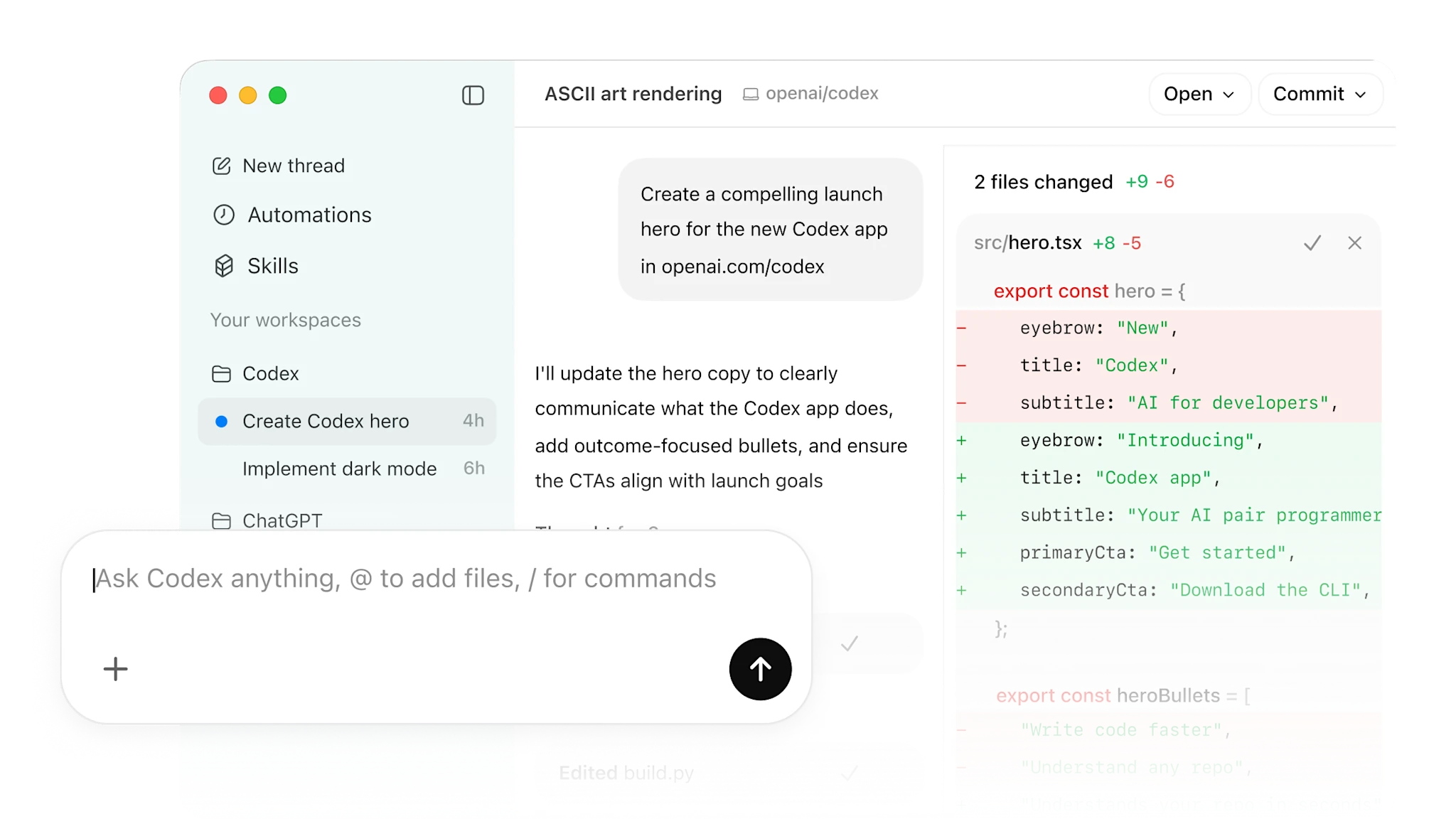 Codex | Mitra Penulisan Kode berbasis AI dari OpenAI | OpenAI