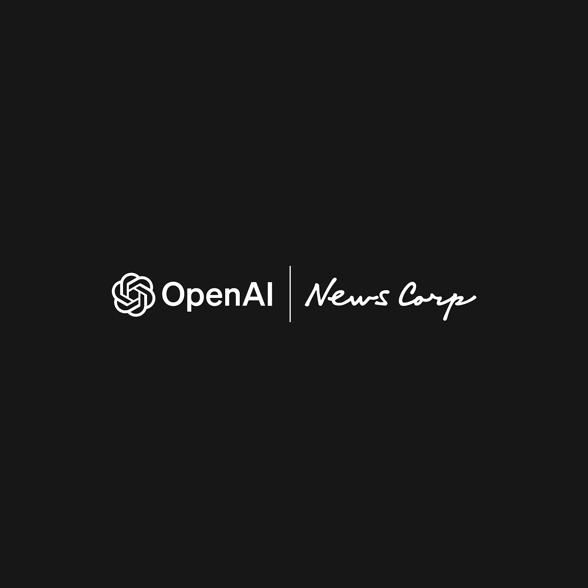 A landmark multi-year global partnership with News Corp | OpenAI