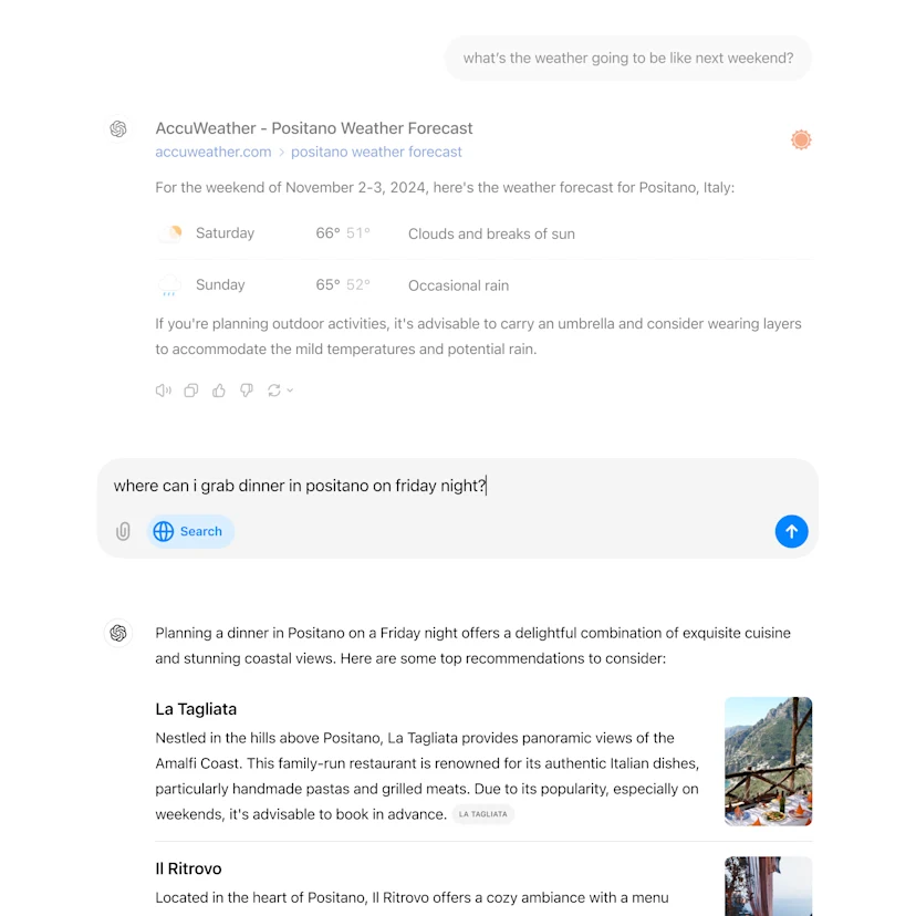 Nouveau : ChatGPT search | OpenAI