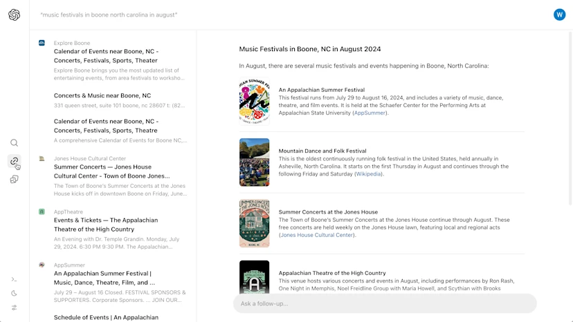 SearchGPT is a prototype of new AI search features | OpenAI
