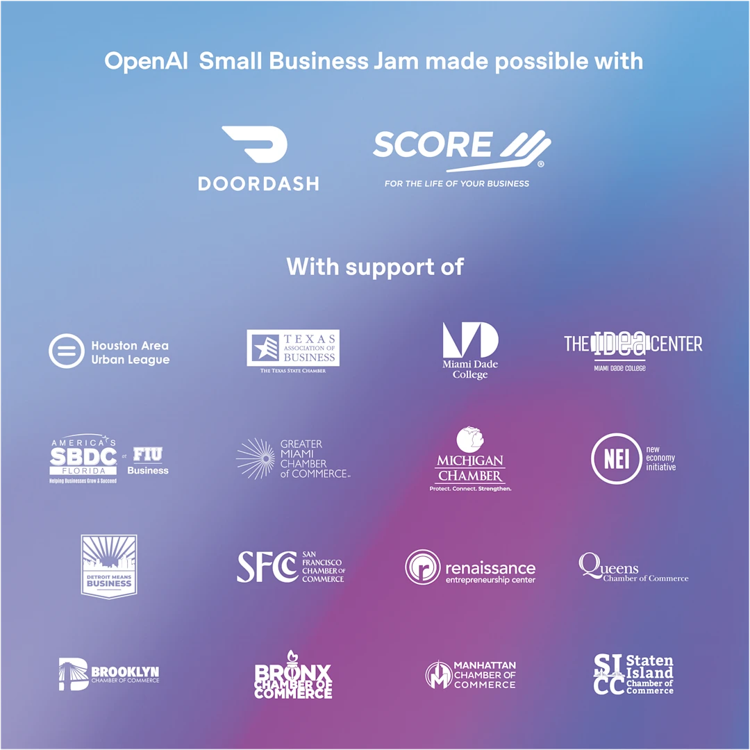 Helping 1,000 small businesses build with AI | OpenAI