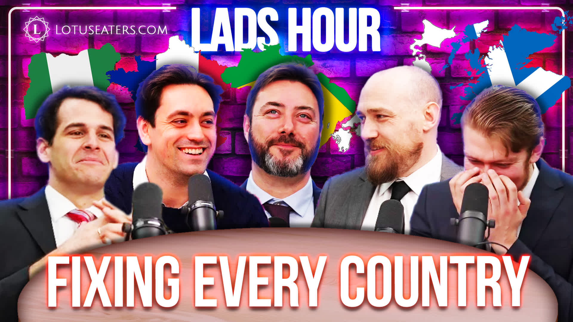 PREMIUM LIVE: Lads Hour #54 | Fixing Every Country - Lotus Eaters