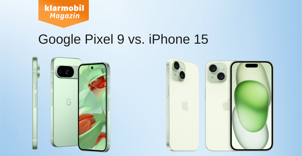 Duell Google Pixel 9 vs. iPhone 15