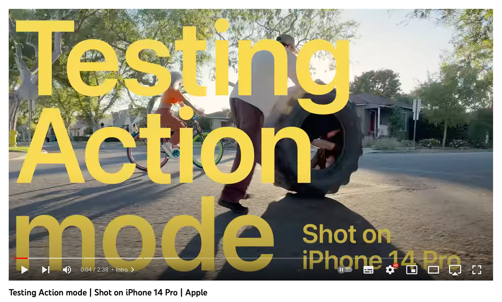 Der Action-Modus im iPhone 14 - Tipps und Tricks