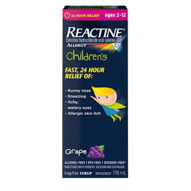 REACTINE® Children's Syrup | REACTINE® Professional