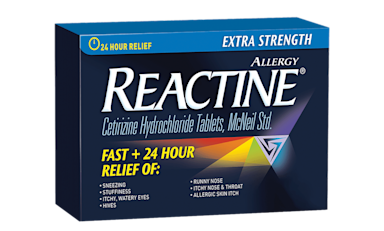 REACTINE® Samples, Products & Resources | Kenvue Health Professionals