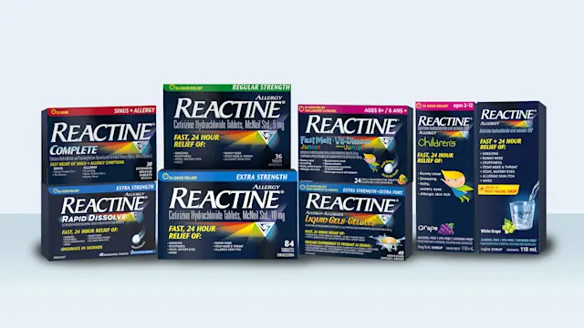 REACTINE® Samples, Products & Resources | Kenvue Health Professionals