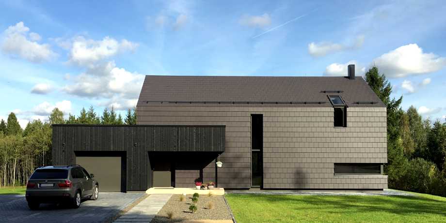 Katusekivide kasutamine fassaadikivina | BMI Monier