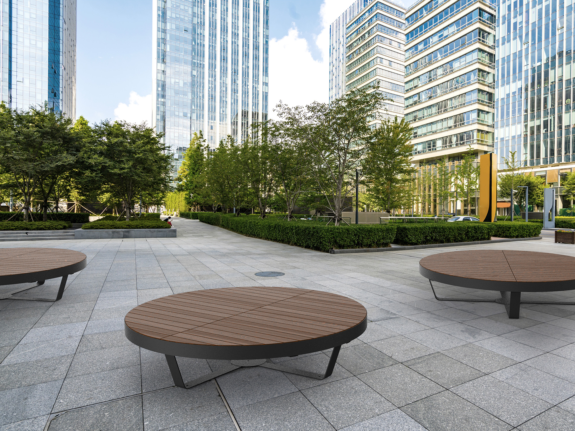 Round bench | Aubrilam