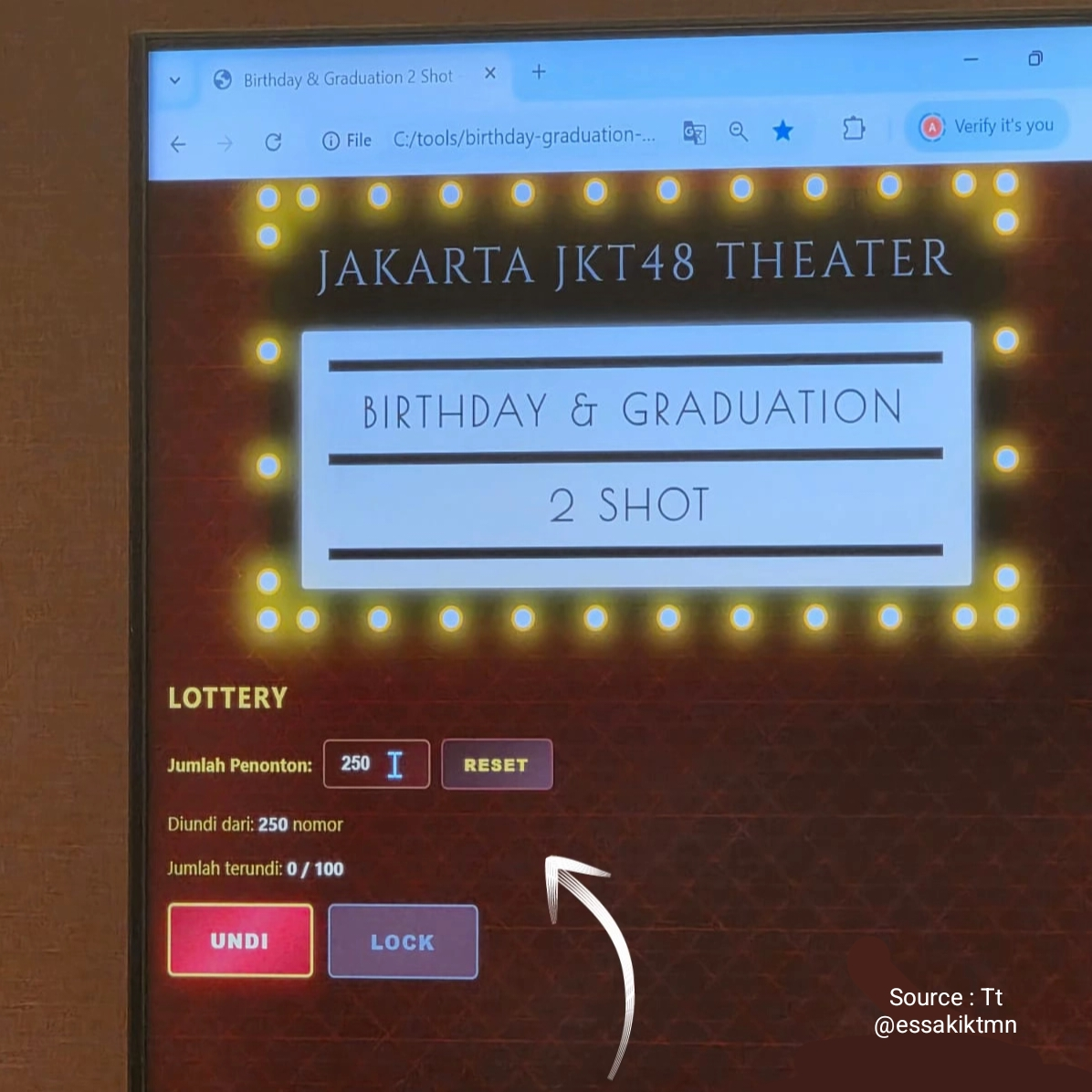 Update Resmi: Penyesuaian Prosedur 2-Shot Birthday & Graduation JKT48 ...