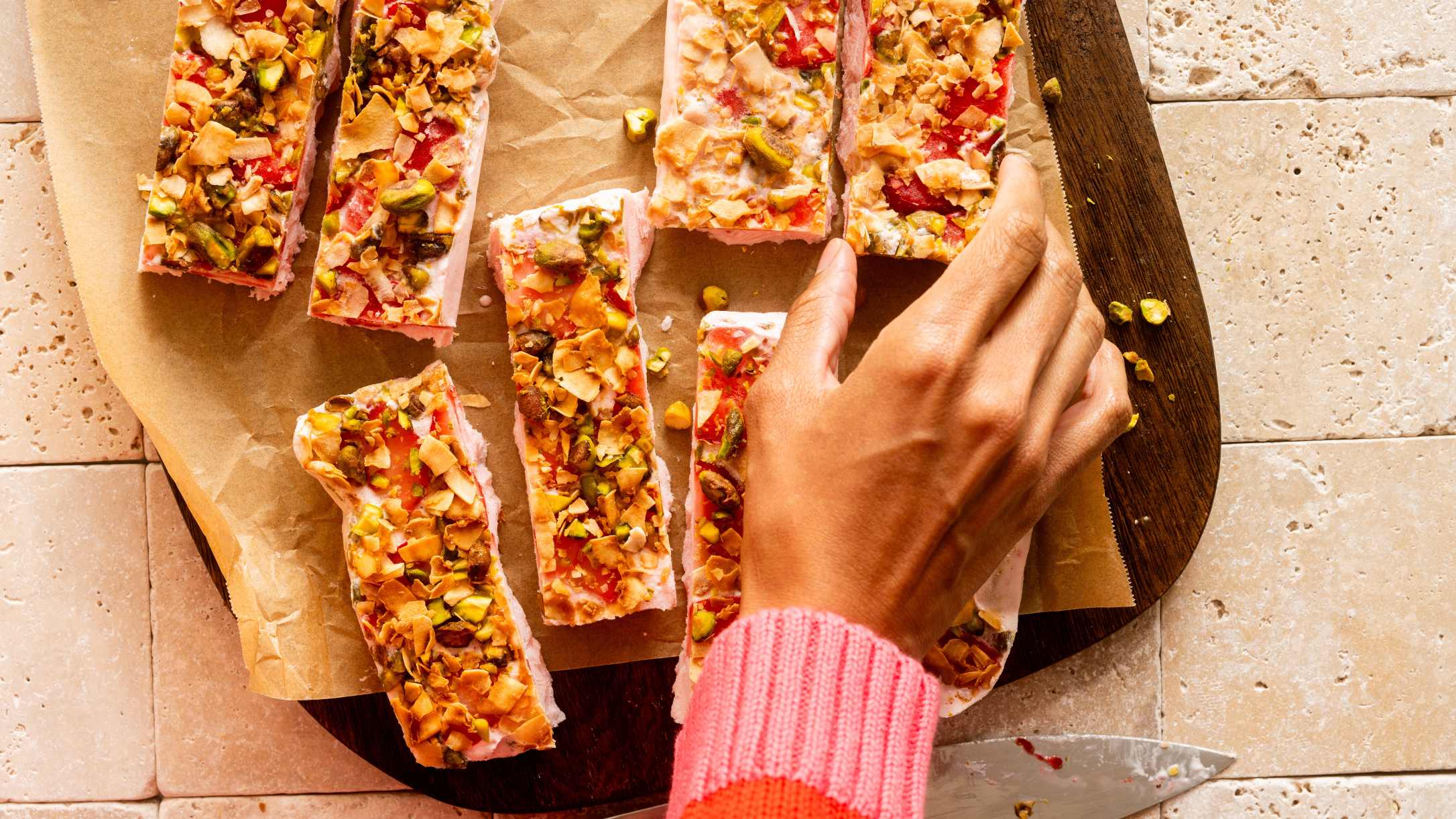 Low Carb Frozen Yogurt Bark