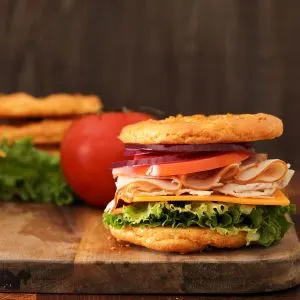 Keto Barbecue Cloud Bread Sandwiches Recipe | @Atkins