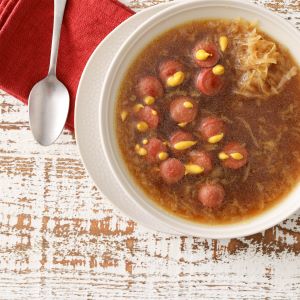 Hot-Dog Soup Recipe | @Atkins