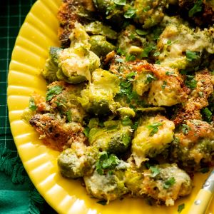 Low Carb Smashed Brussels Sprouts Recipe | @Atkins