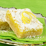 Luscious Lemon Squares Recipe | @Atkins