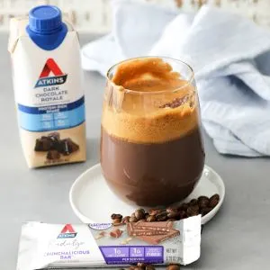 Low Carb Chocolate Protein Cloud Coffee Recipe | @Atkins