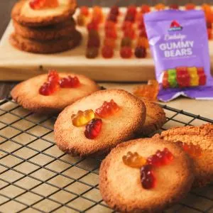 Low Carb Gummy Bear Sugar Cookies Recipe | @Atkins