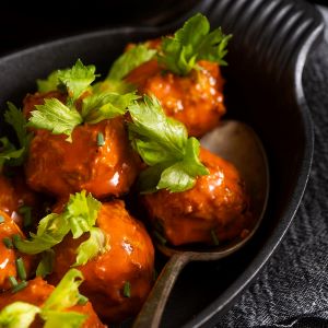 Keto Buffalo Chicken Meatballs Recipe | @Atkins
